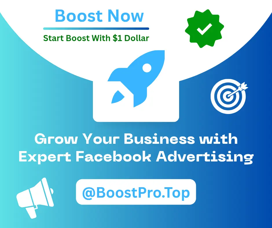 Boost Pro - Start Boost With $1 Dollar | Expert Facebook Advertising ...